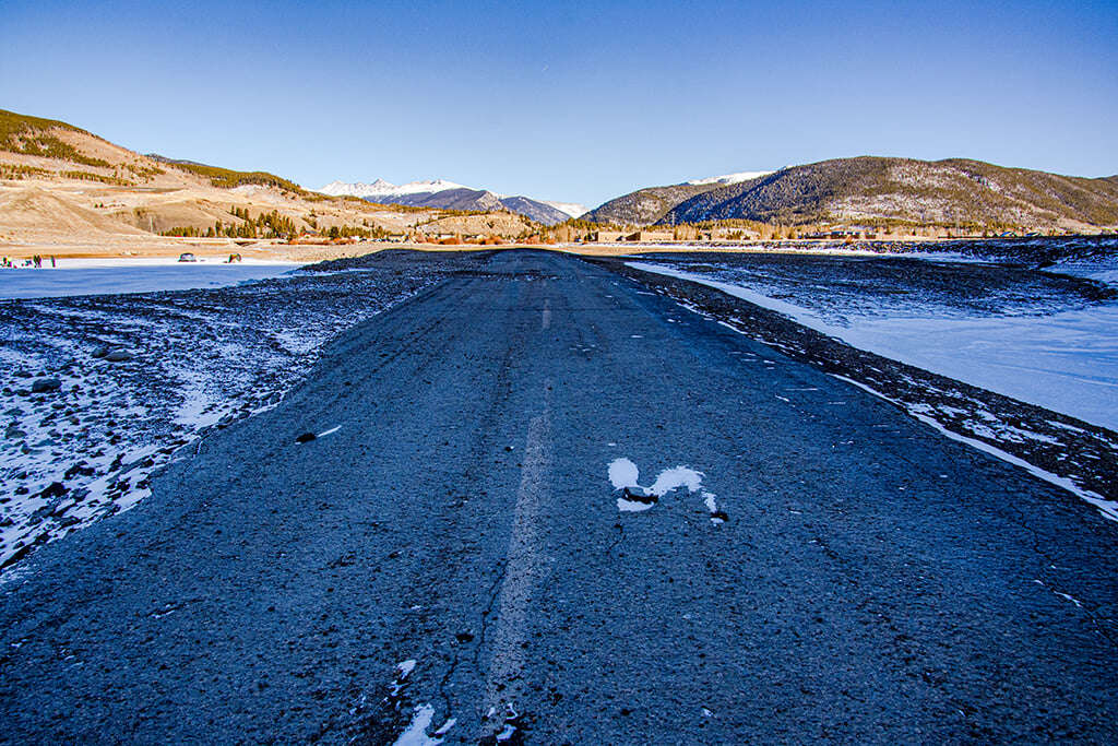 Old highway resurfaces when Dillon Reservoir levels are low ...